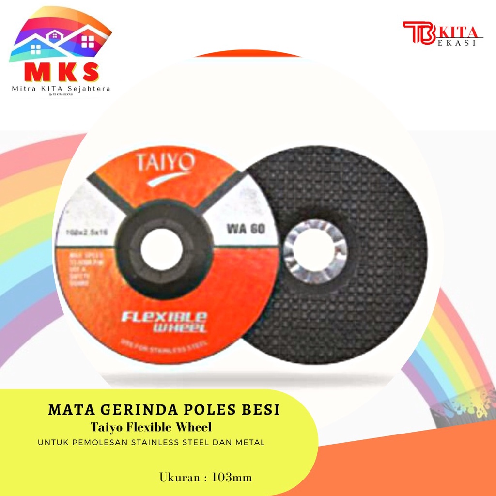 Jual TAIYO POLES BESI - TAIYO FLEXIBLE WHEEL- MATA GERINDA POLES BESI ...