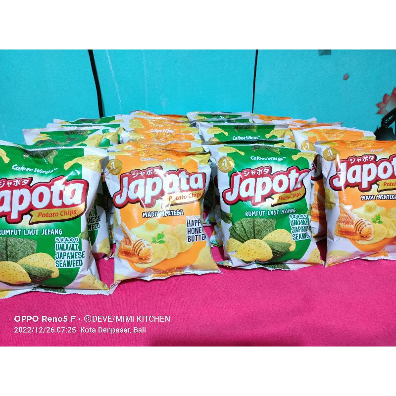 Jual Japota Snack Kentang Jepang Rumput Laut Honey Butter 68gr | Shopee ...