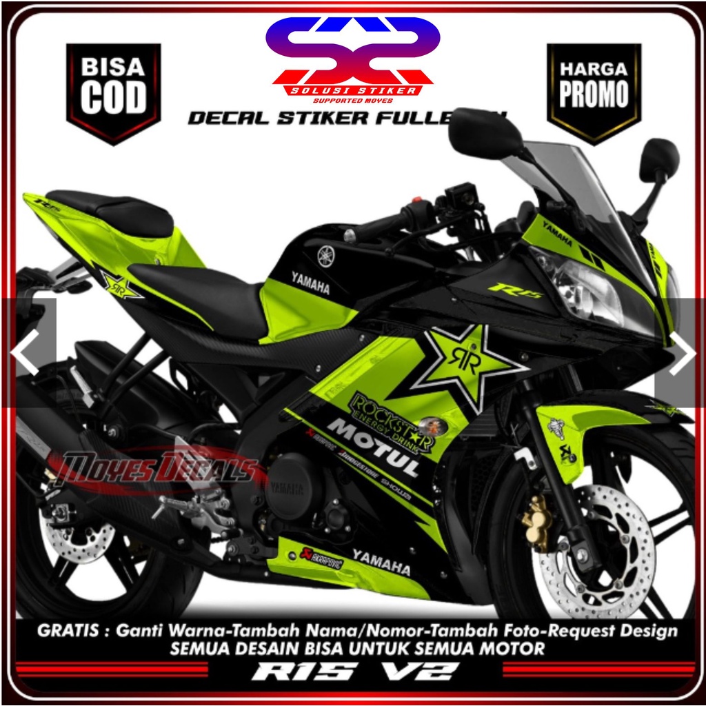 Jual Aksesoris Decal R15 V2 Full Body Dekal R15 V2 Stiker R15 V2 Full ...