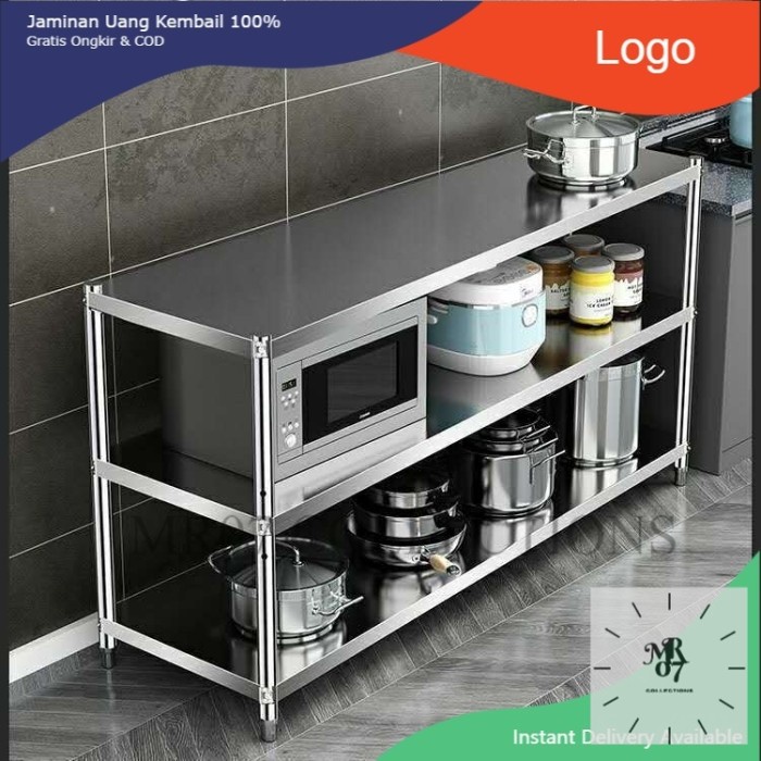 Jual Rak Dapur Rak Dapur Serbaguna/Kitchen Set Alumunium/Meja Kitchen ...