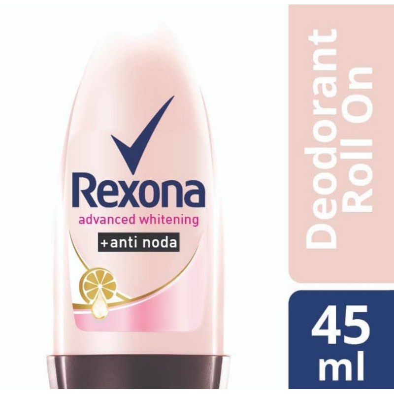 Jual Rexona Women Deodorant Roll On Advanced Whitening + Anti Noda 45Ml | Shopee Indonesia