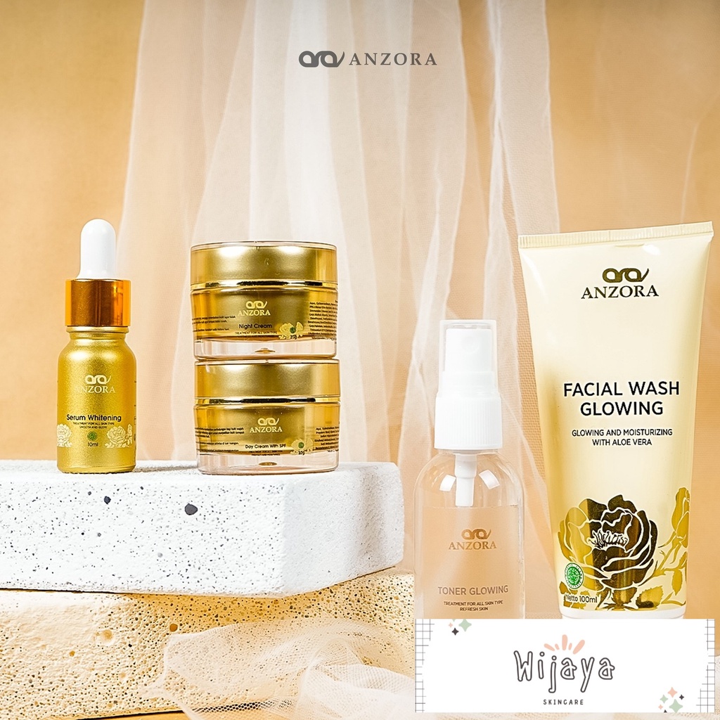 Jual Anzora skincare glow klinik/glow bpom/acne termurah terlaris ...
