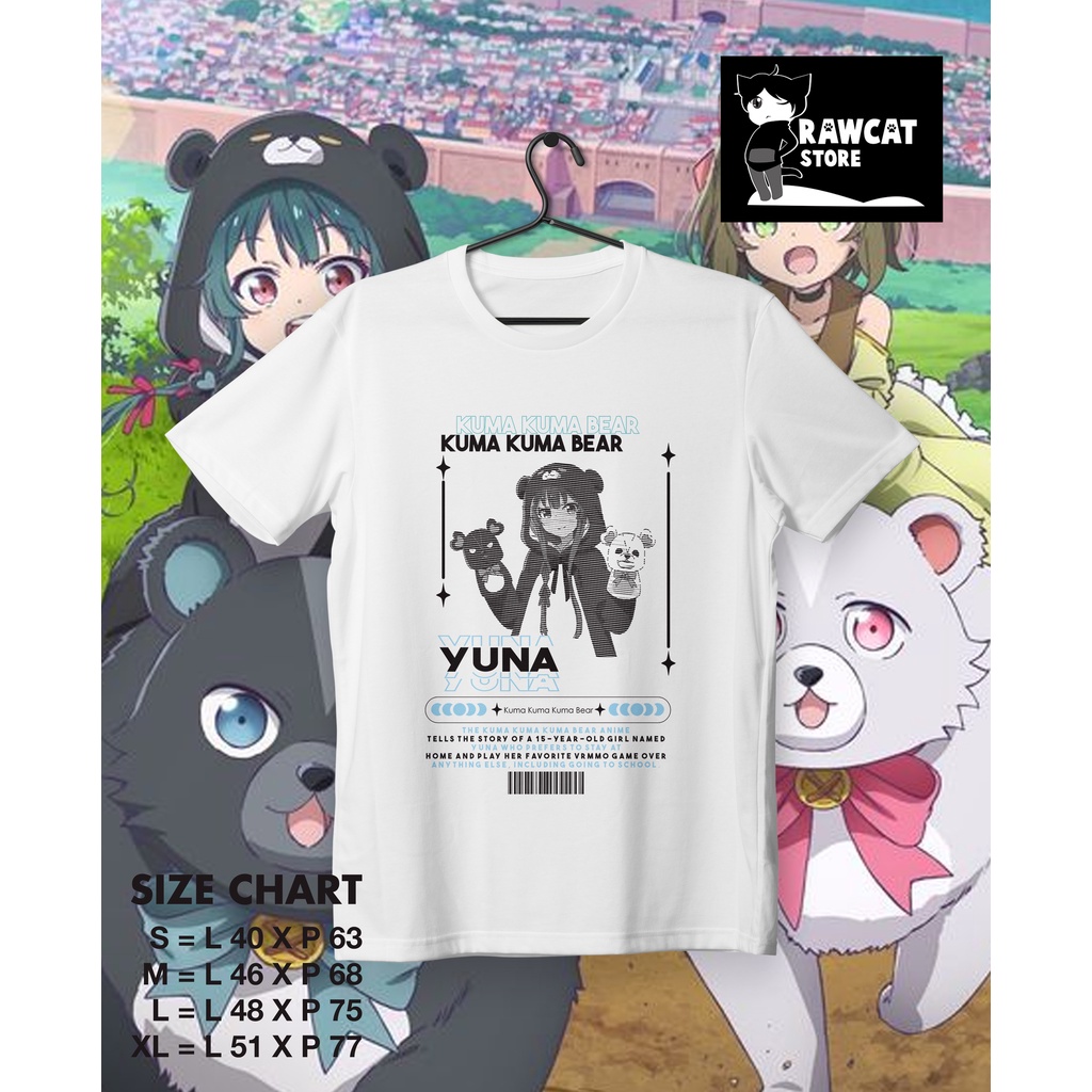 Jual kaos anime - kuma kuma kuma bear | Shopee Indonesia