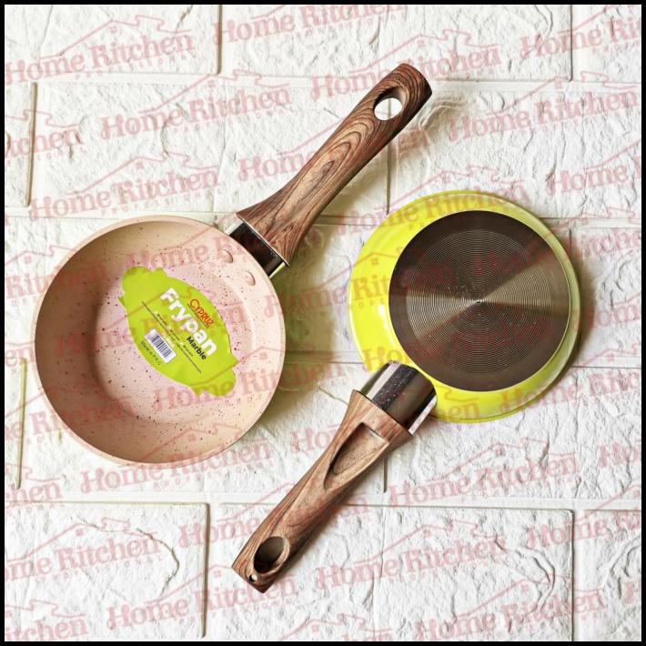 Jual Cyprus Fp0690 Frypan 12Cm Coating Marble Kayu Teflon Penggorengan ...