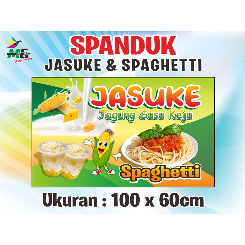 Jual Spanduk Jasuke/Spaghetti 100x60 | Shopee Indonesia
