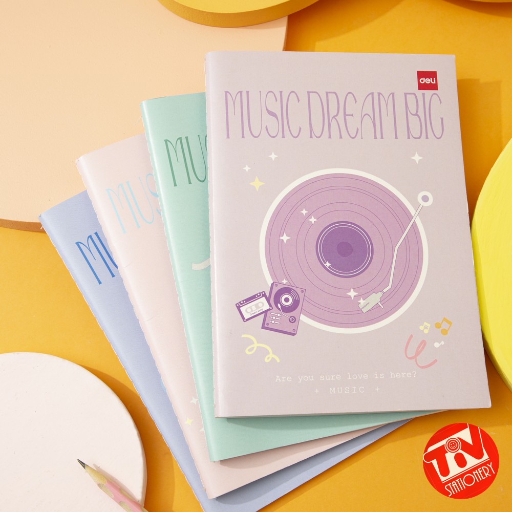 Jual [DELI X AGNEZ MO] Deli Sewing Notebook / Buku Tulis A5 60 Lembar ...