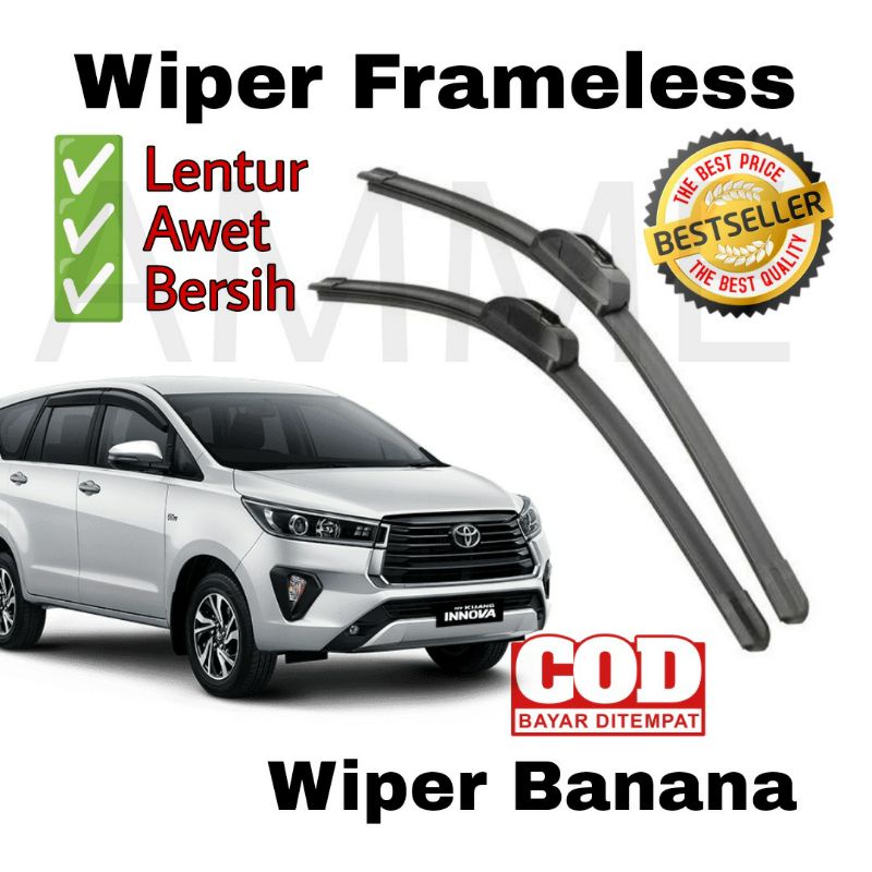 Jual Wiper Toyota Innova Reborn Frameless | Shopee Indonesia