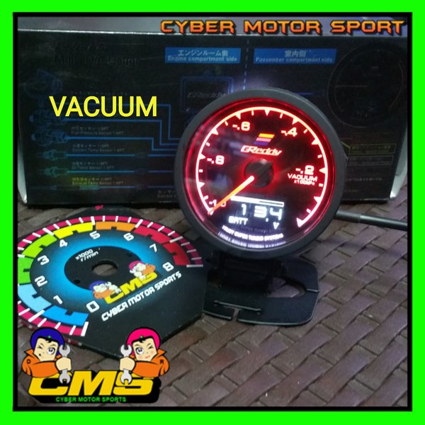 Jual Greddy vacuum indicator gauge. indikator vacuum greddy. greddy ...
