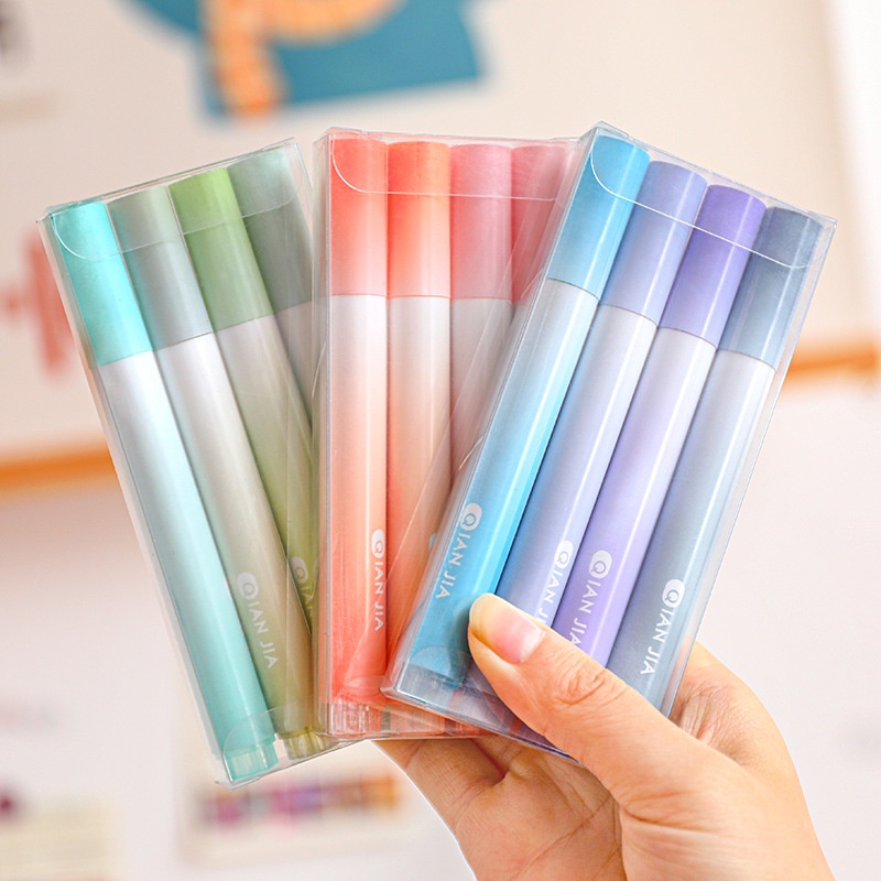 Jual COD LIGHT COLOR HIGHLITER 4 COLORS SPIDOL / STABILO PASTEL ...