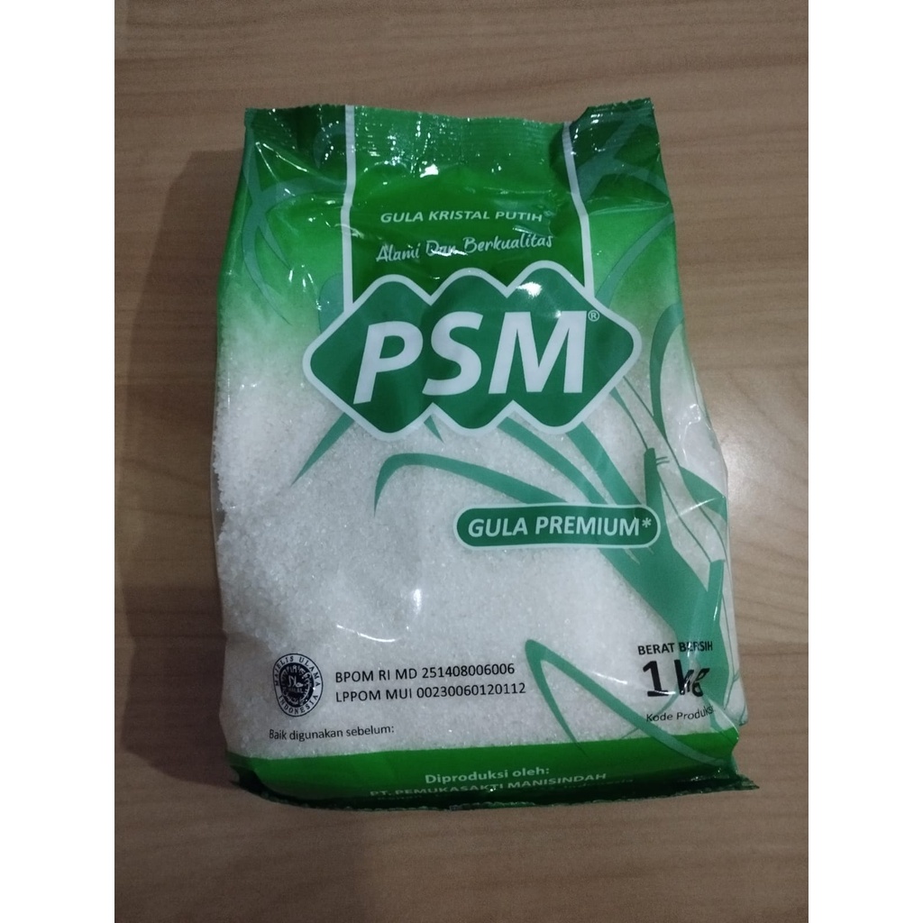 Jual GULA PASIR PUTIH PREMIUM PSM 1 KG | Shopee Indonesia