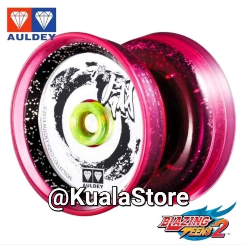 Jual Yoyo Auldey Blazing Teens Original Feather Blade Metal Series ...