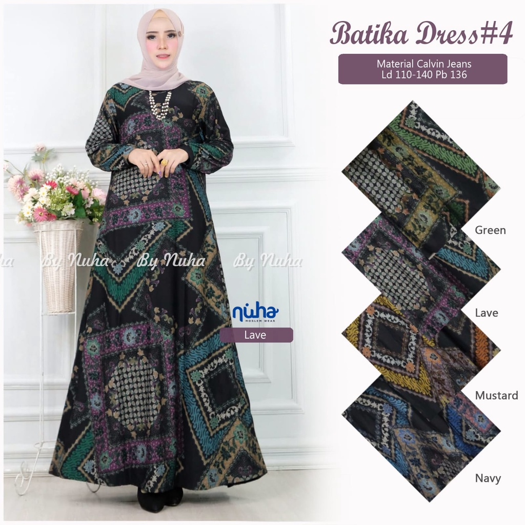 Jual [sale ramadhan] gamis kekinian motif batik, polos | Shopee Indonesia