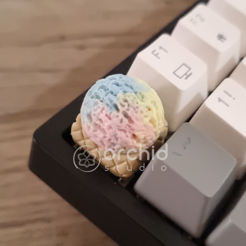 Jual Ice Cream Keycaps Artisan Keycap Cute Sweet Keycaps for Mechanical ...