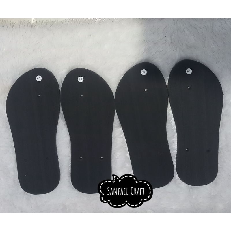 Jual Alas sandal jepit karet/sandal macrame | Shopee Indonesia