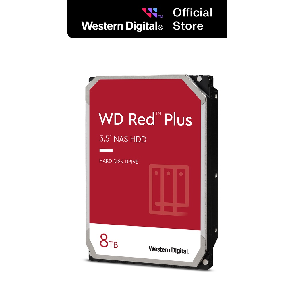 Jual WD Red Plus PC 8TB HDD/ HD/ Hardisk/ Harddisk Internal NAS 3.5 ...