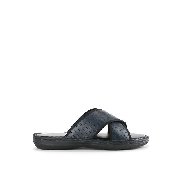 Jual Obermain Sandal Pria ERMIN RAMON Navy OJ6270NV | Shopee Indonesia