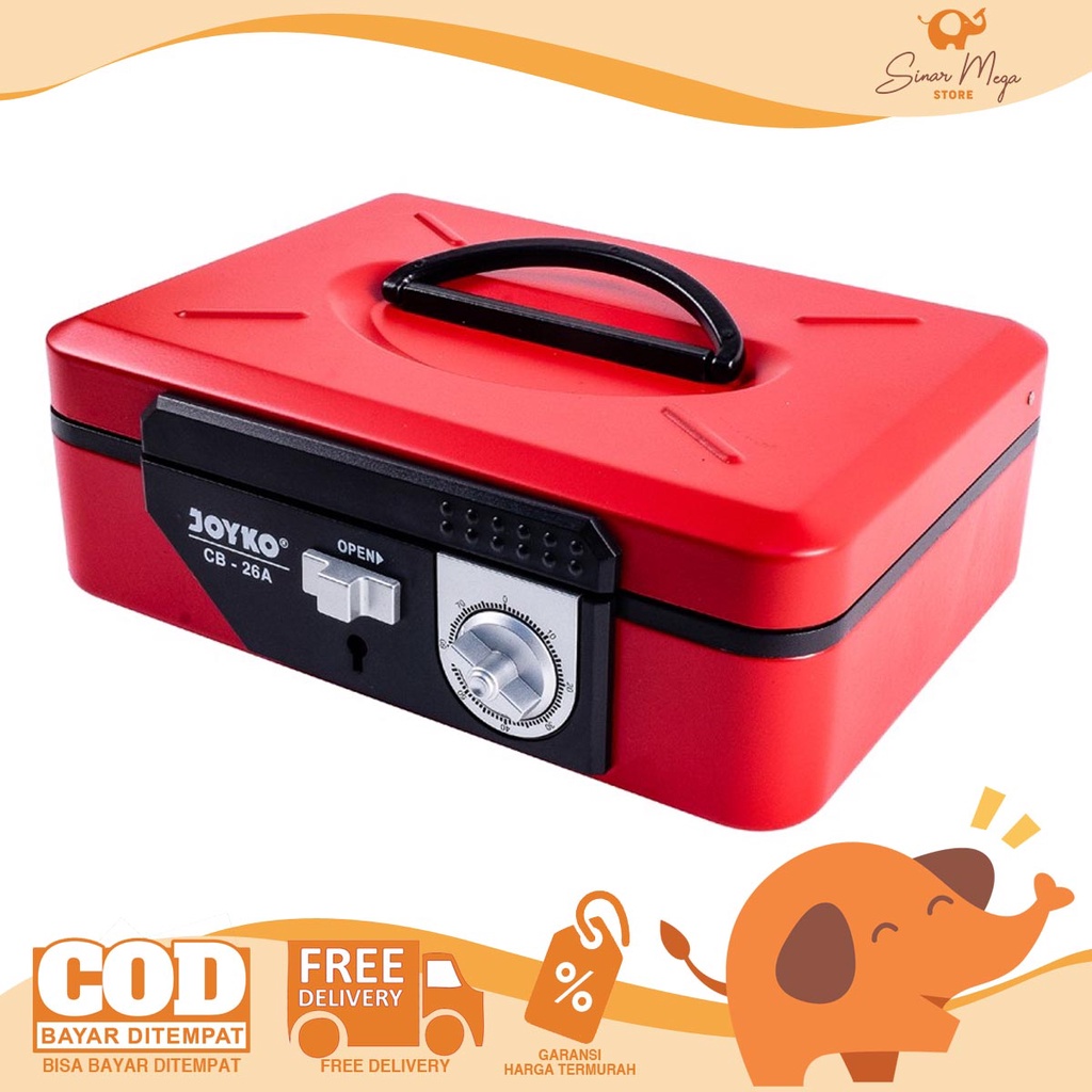 Jual Joyko Cash Box 26A / Kotak Penyimpanan Uang Kas Murah Berkualitas ...