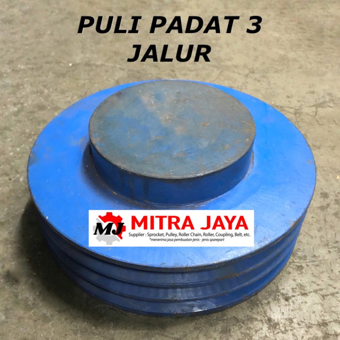 Jual PULI PADAT B3 x 9 inch PULLY PULLEY POLLY POLI 3 JALUR BESI ...