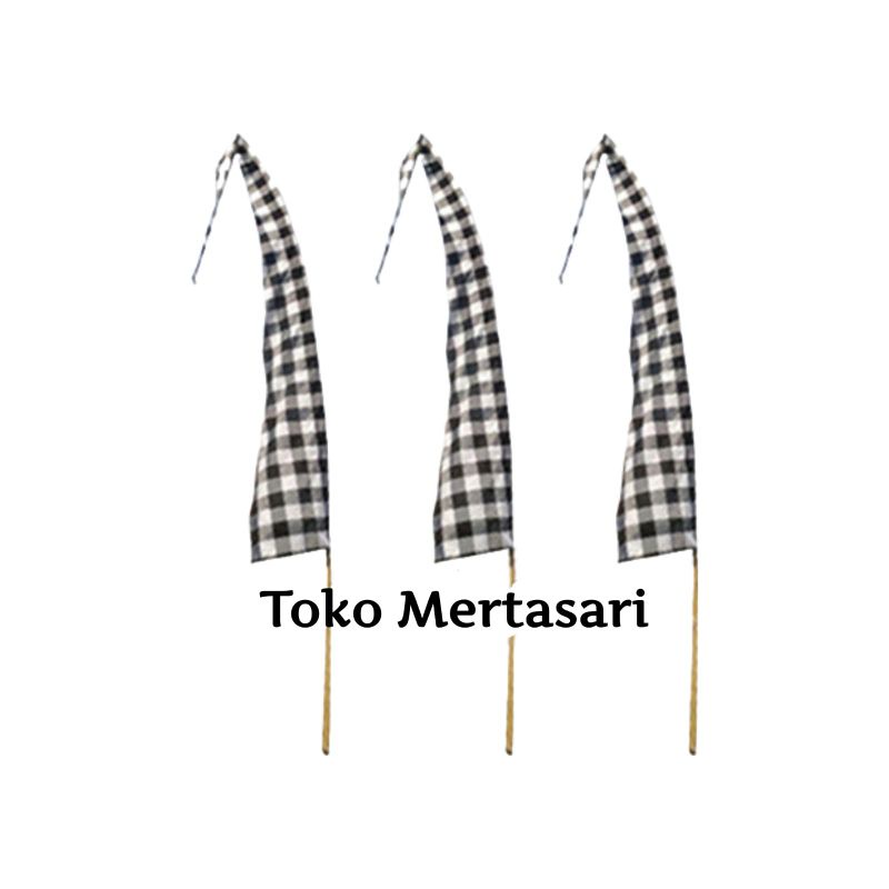 Jual bendera umbul umbul bali poleng 3 m | Shopee Indonesia