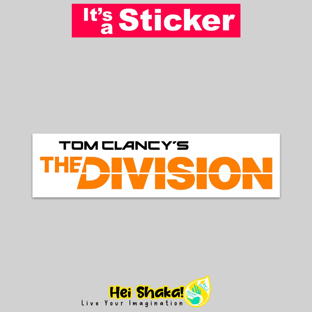 Jual Stiker The Division Sticker Gamer Tempelan Gaming Bahan Vinyl Anti ...