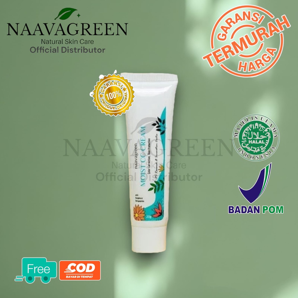 Jual NAAVAGREEN Moist CC Cream /CC Cream Foundation Naavagreen ...