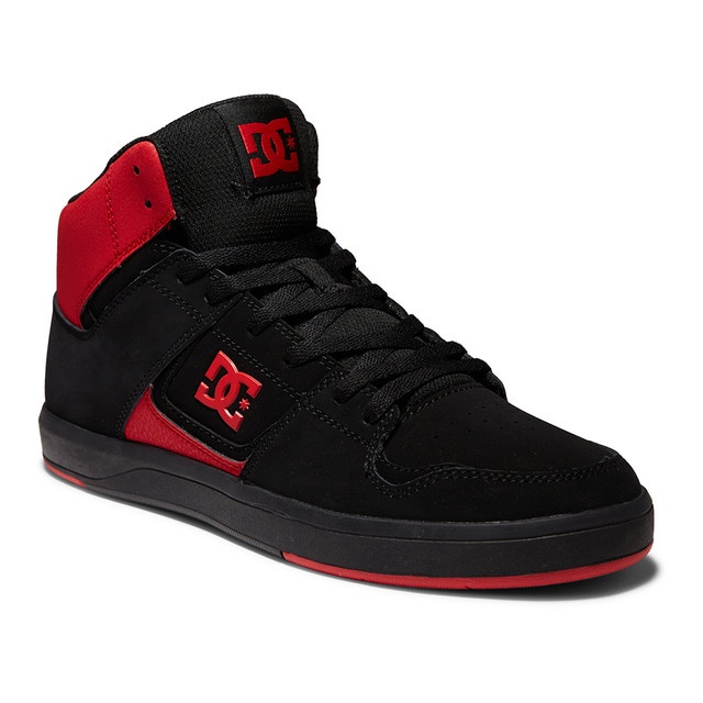 Jual DC Shoes Men DC Shoes Cure Hi Top Shoes Black/Black/Red ADYS400072 ...