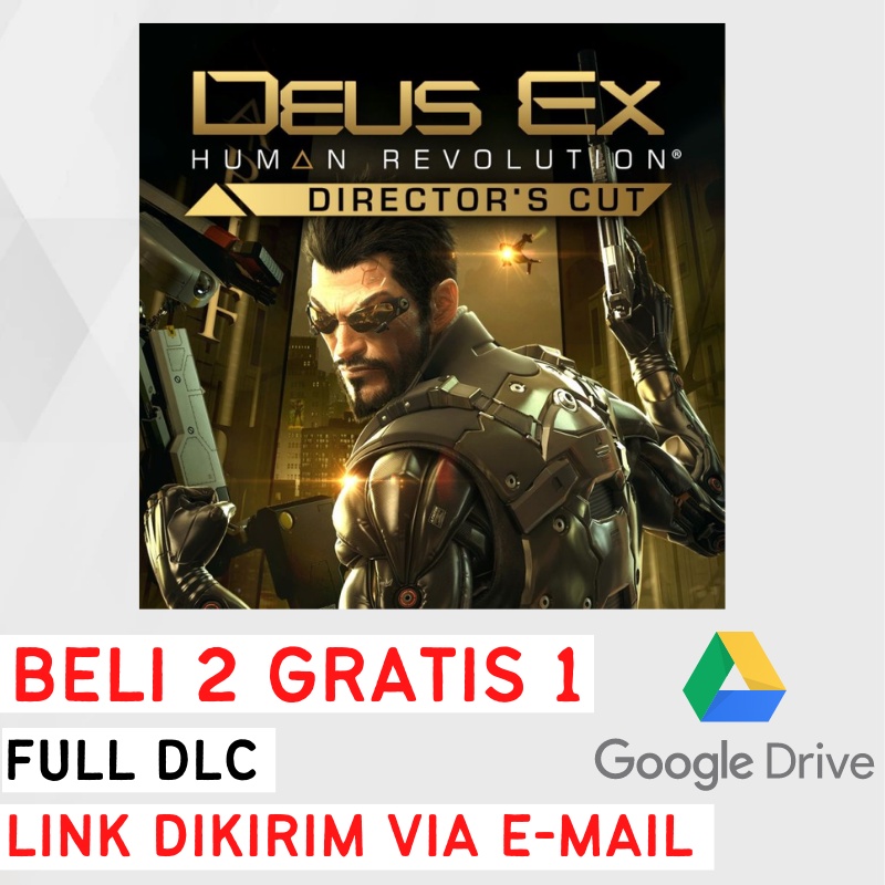 Jual DEUS EX HUMAN REVOLUTION DIRECTORS CUT - GAME PC - GAME LAPTOP - LINK DOWNLOAD | Shopee ...