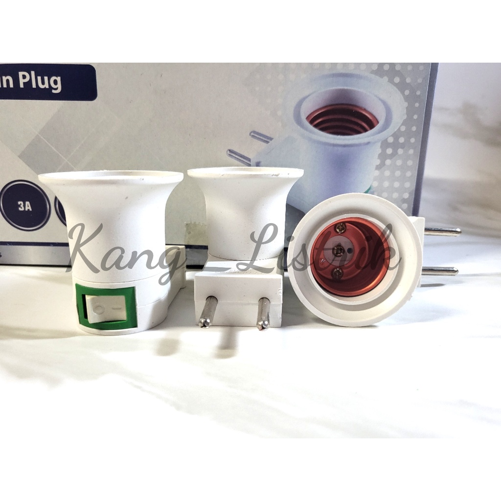 Jual Fitting Colok + Saklar / Fitting Lampu Colok Visero VPG111S INV2 | Shopee Indonesia