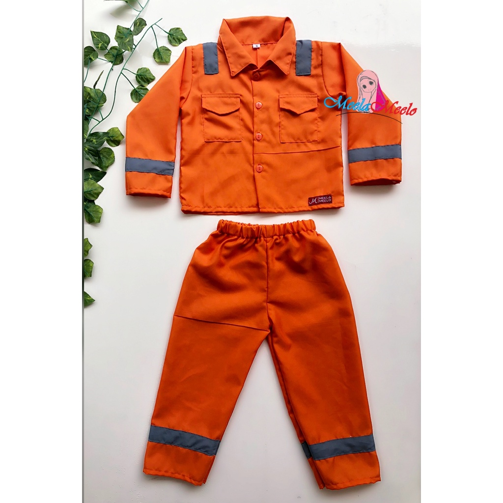 Jual Baju Anak Kostum Wearpack PLN Kostum Photobooth Bayi Stelan Baju ...