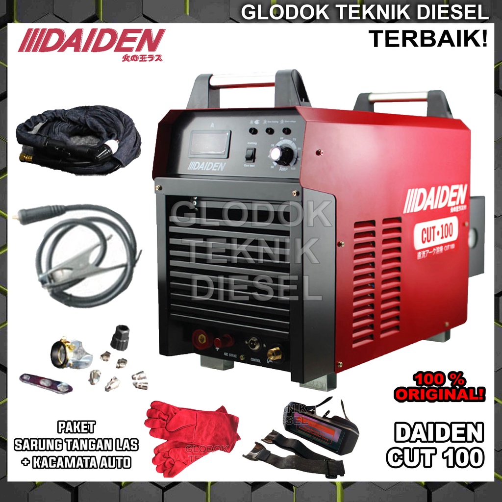 Jual DAIDEN POTONG PLASMA WELDING MACHINE CUT 100 INVERTER TRAFO LAS ...