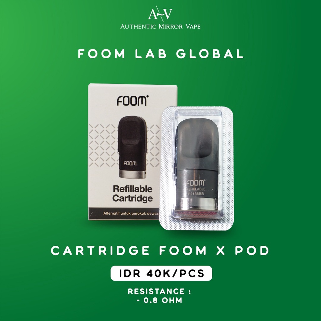 Jual Cartridge Foom X Refillable Pod By Foom Lab Global - CC | Shopee ...