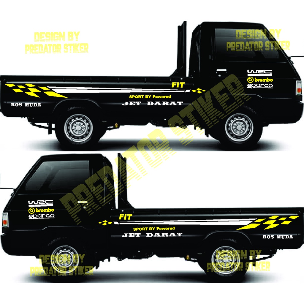 Jual STIKER STICKER MOBIL PICK UP L300 SPORT STIKER PROMO LIST MOBIL ...