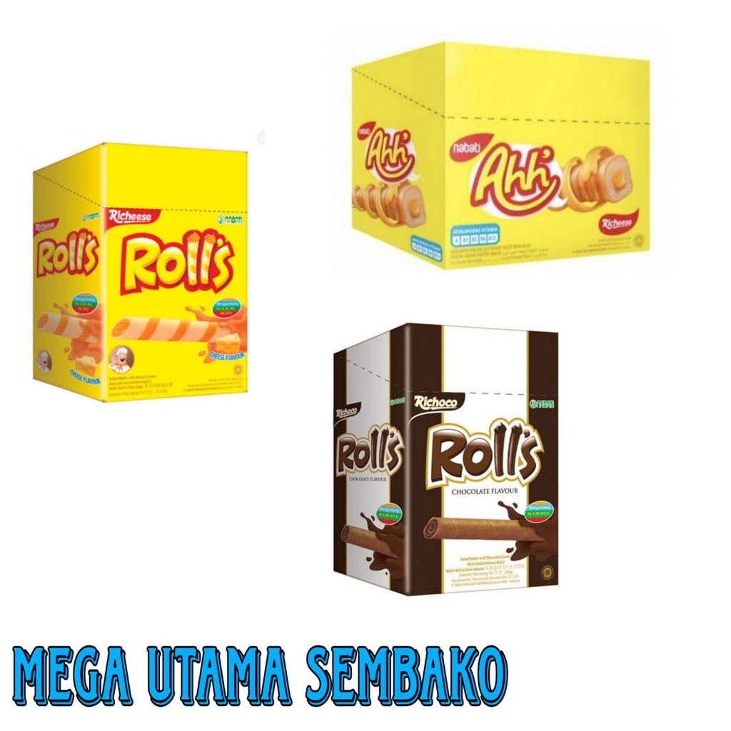 Jual richeese nabati ROLLss keju,coklat dan richeese AHh per box ...