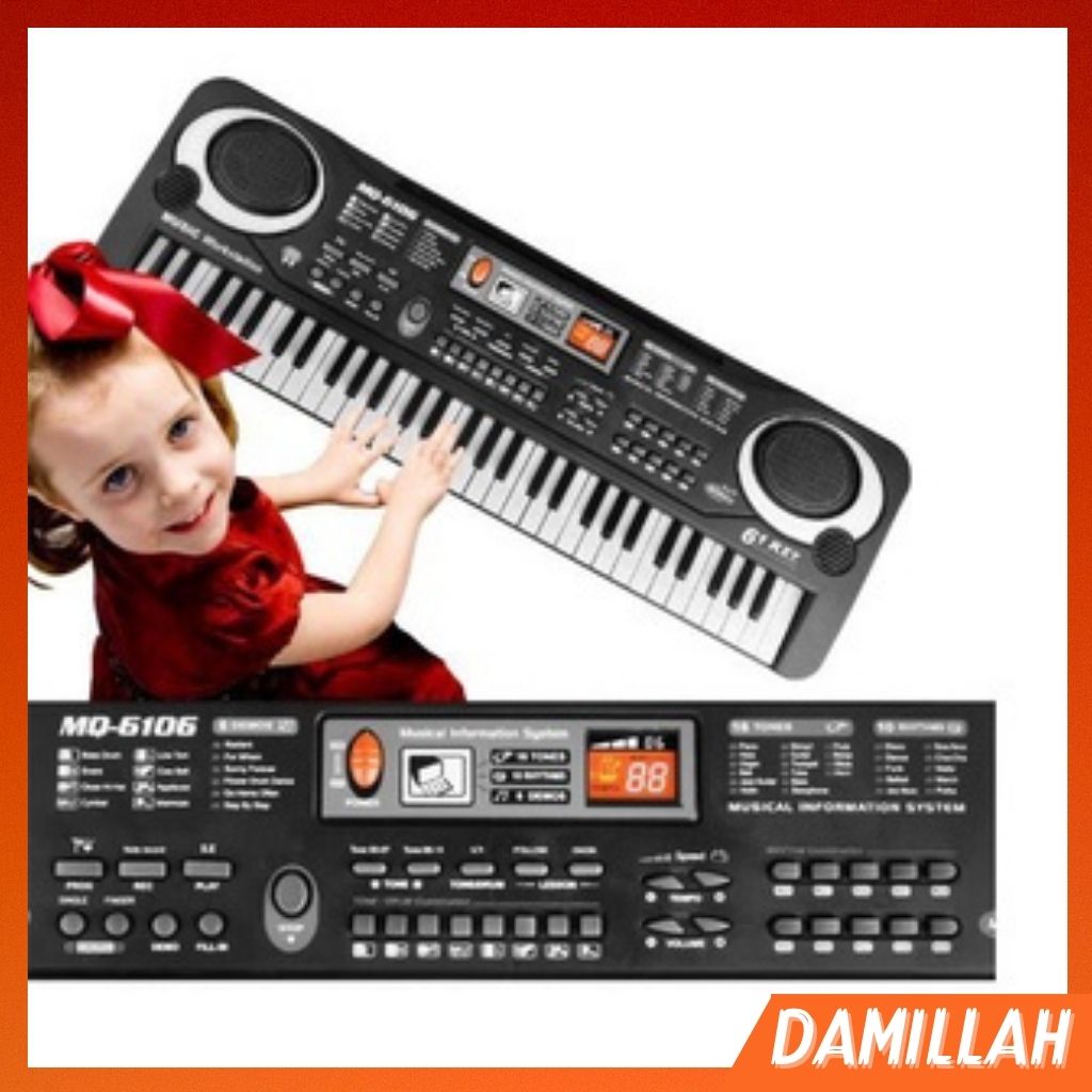 Jual Keyboard Piano Anak Mainan elektronik Edukasi Alat Musik Anak 61 ...