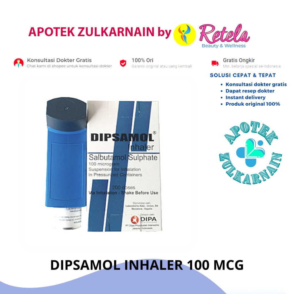 Jual Dipsamol Inhaler 100Mcg | Shopee Indonesia