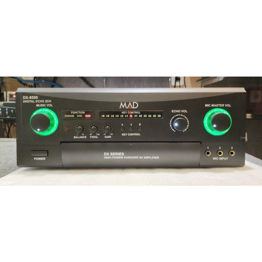 Jual Karaoke Amplifier MAD DX8500 Hi Power Stereo Mixing ( Design KOREA ...