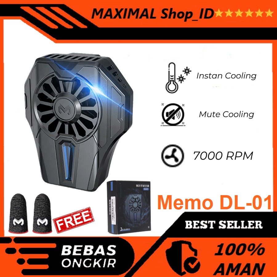 Jual Memo DL01 Fancooler Radiator Pendingin HP Cooling Fan Gaming ...