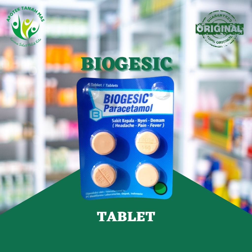 Jual Biogesic Paracetamol Tablet | Shopee Indonesia