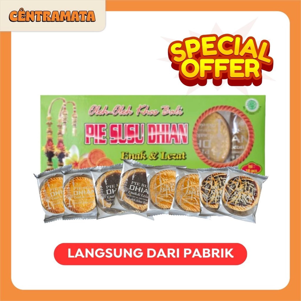 Jual Pie Susu Dhian 10pcs | Asli BALI | Oleh-Oleh Bali | Shopee Indonesia