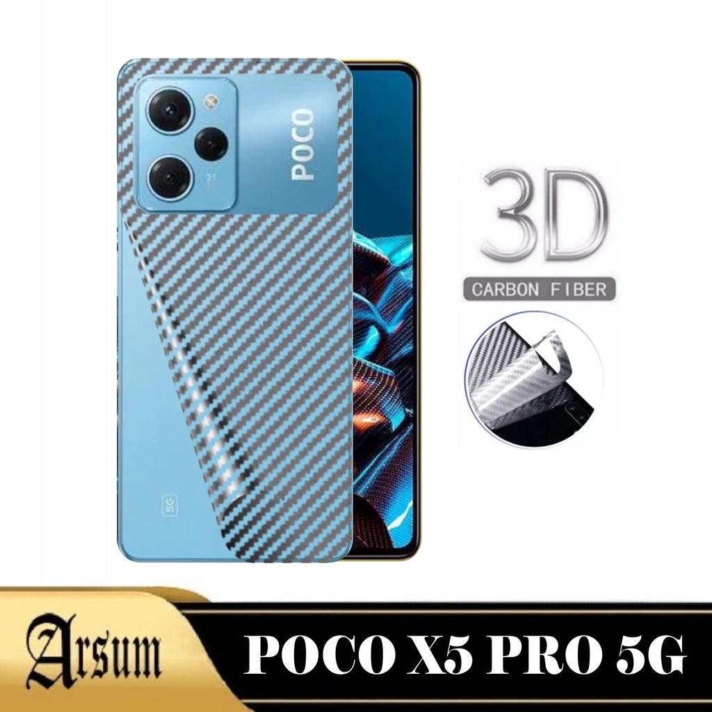 Jual Promo Garskin Skin Carbon Xiaomi Poco X5 Pro 5G 2023 Redmi Note 12 ...