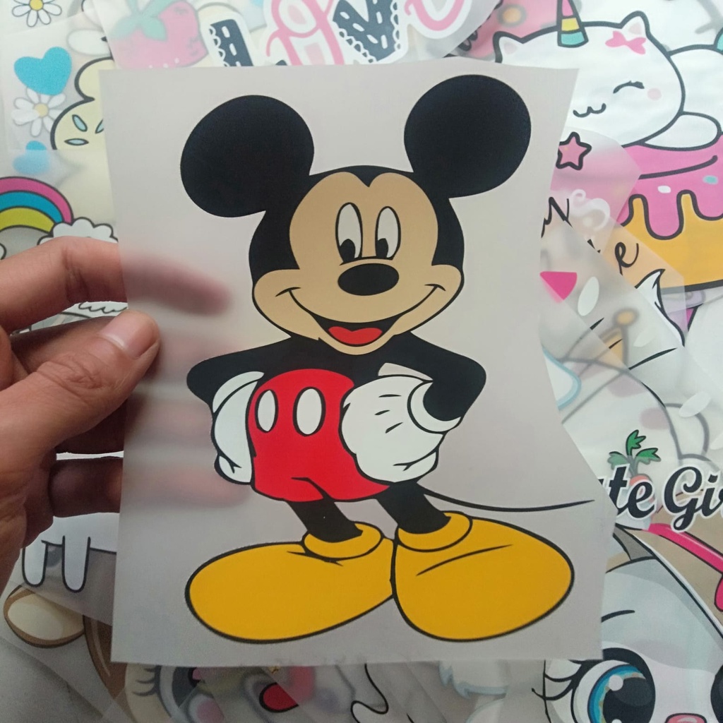 Jual SABLON SETRIKA STIKER KAIN TEMA MICKEY MOUSE | Shopee Indonesia