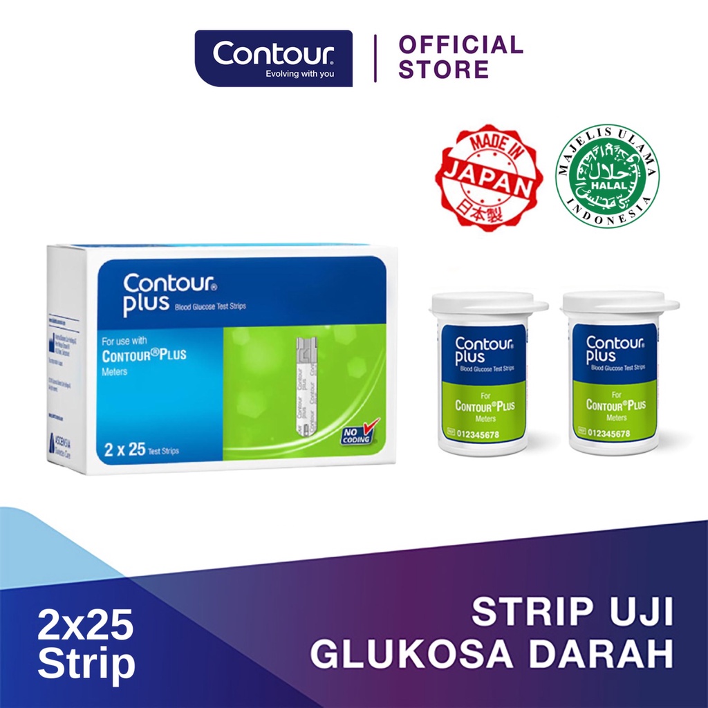 Jual Contour Plus Strip 25x2 Box | Shopee Indonesia