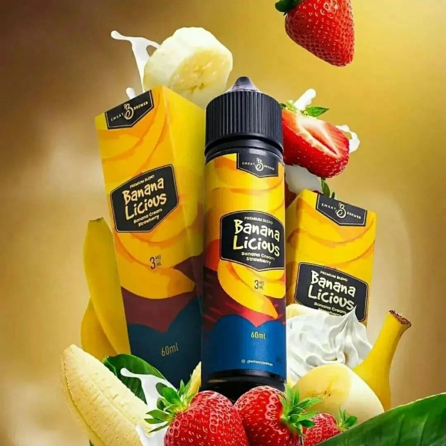 Jual BANANA LICIOUS / BANANA LICIUS / 60ML | Shopee Indonesia