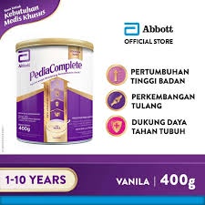 Jual PEDIACOMPLETE PEDIASURE COMPLETE VANILA 400G | Shopee Indonesia