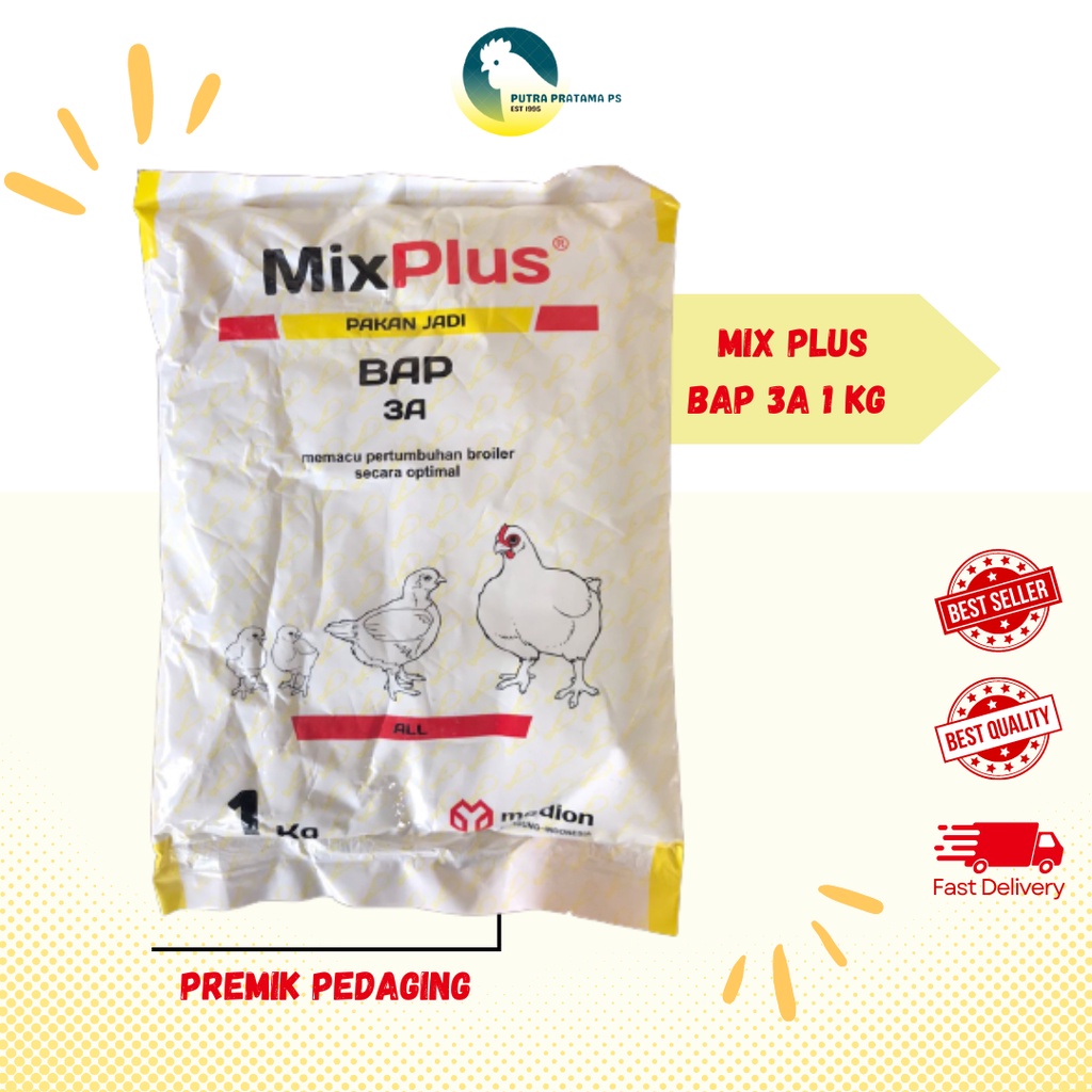 Jual MIX PLUS BAP 3A 1 KG - MEDION - Memacu Pertumbuhan Broiler Secara ...