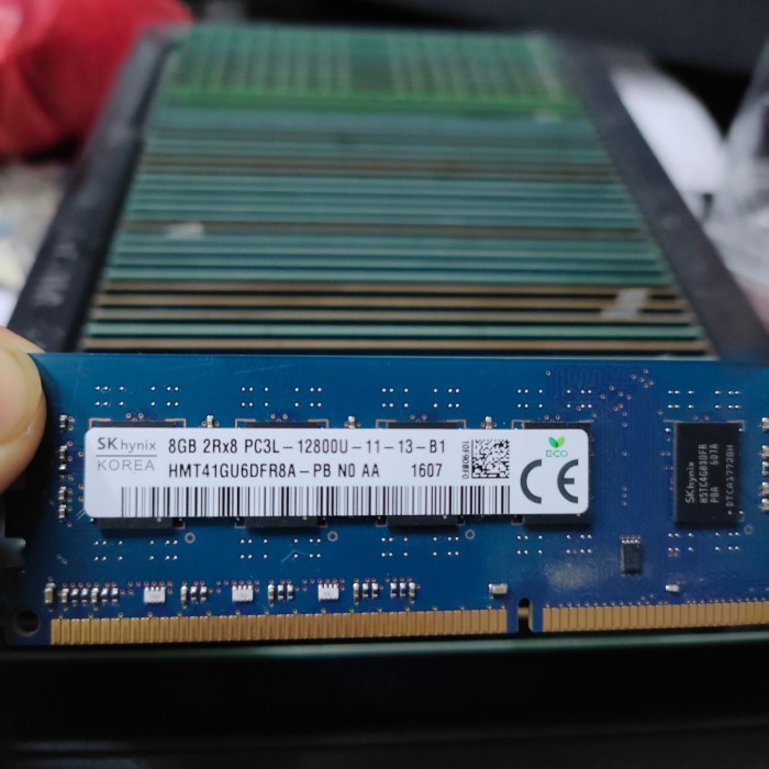 Jual Memory Ram 8Gb Ddr3 2Rx8 Pc3L-12800U For Pc/Cpu Komputer Garansi ...