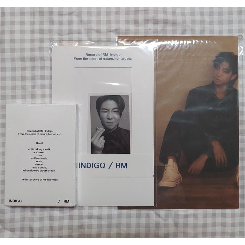 Jual RM INDIGO ALBUM POSTCARD EDITION + WEVERSE GIFT (POSTER, PHOTOCARD ...