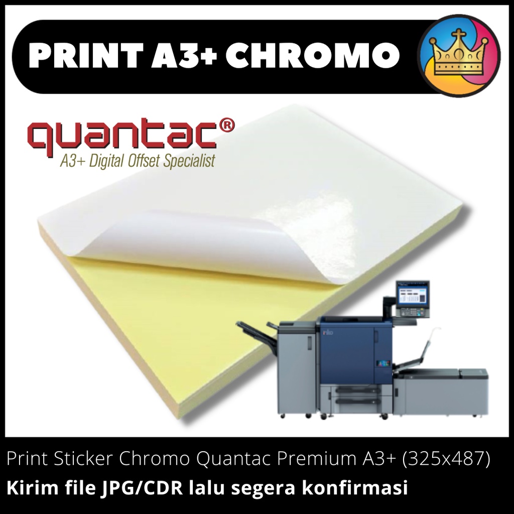 Jual DIGITAL PRINT A3+ Cetak Sticker Stiker Chromo Kromo Cromo Bontak ...
