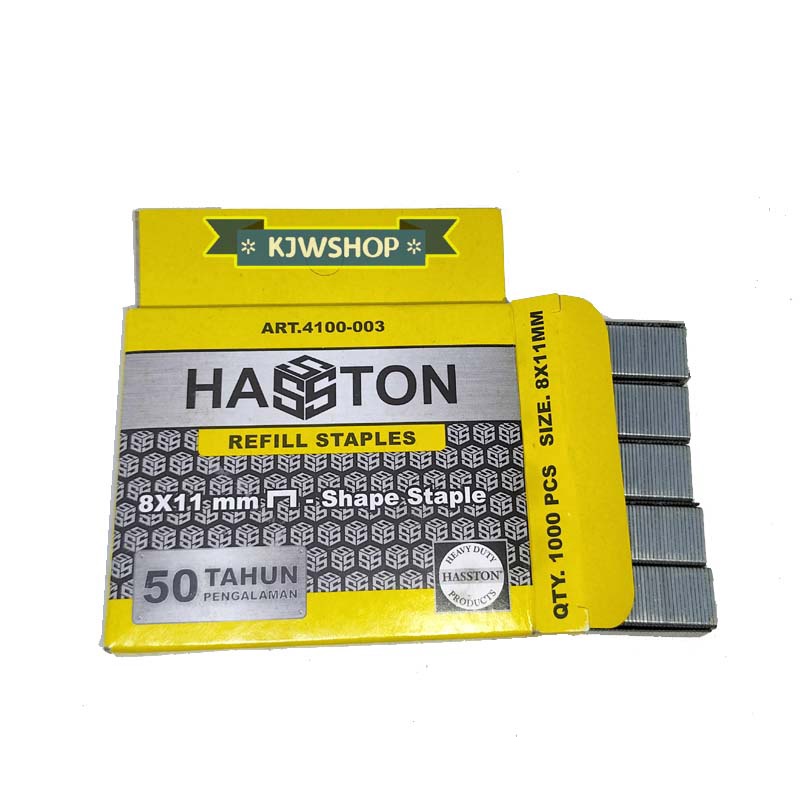 Jual Isi Staples Tembak 8mm isi 1000pcs Merk Haston Prohex Isi Stapler ...
