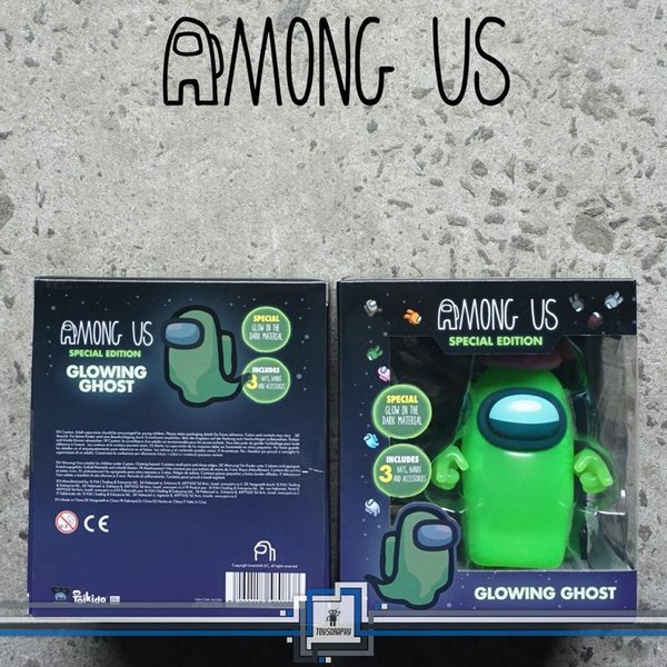 Jual Among Us Action Figure Glowing Ghost Special Edition Mainan ...
